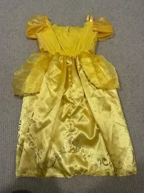 Disney | Costumes | Girls Disney Belle Princess Costume Dress | Poshmark